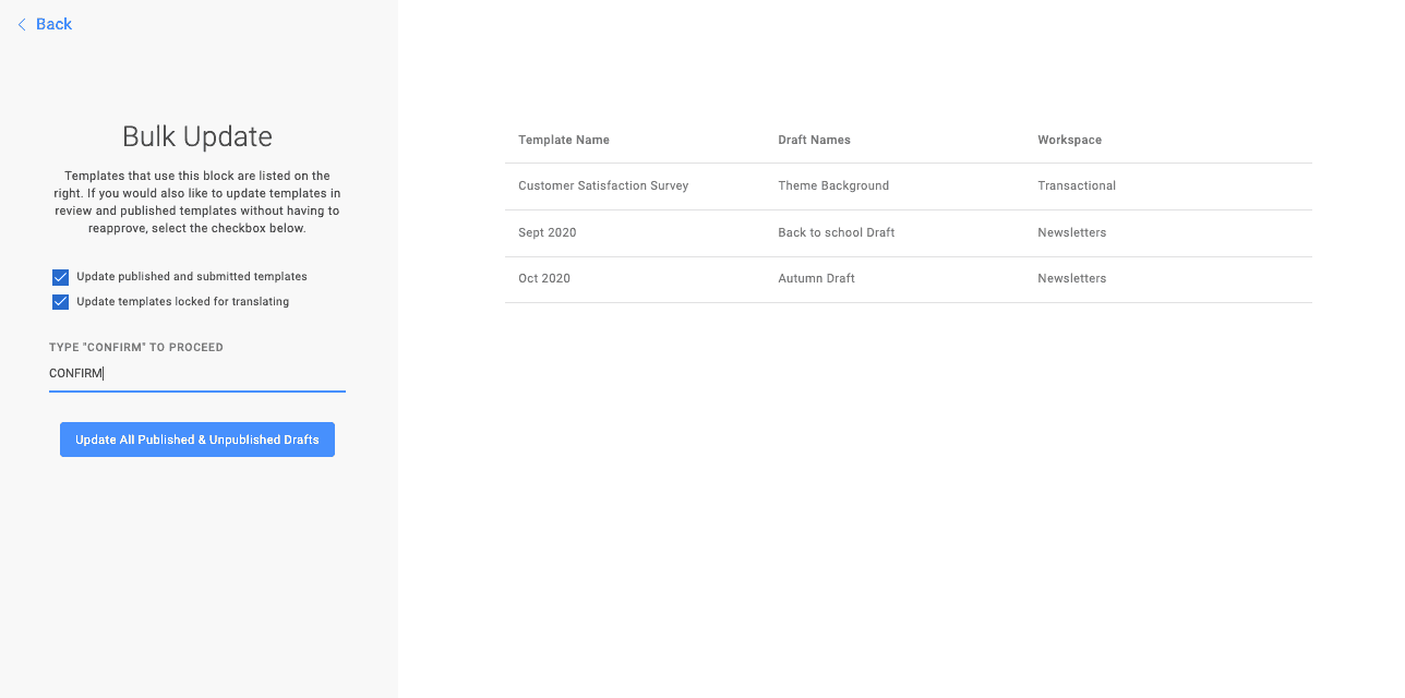 Applying Bulk Updates to Blocks | Dyspatch Support