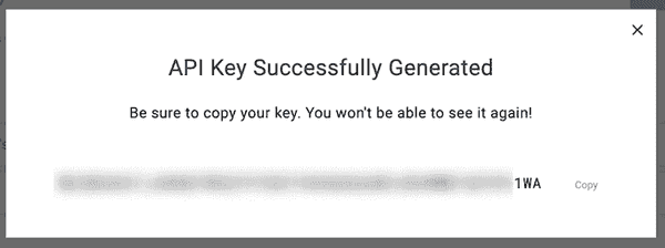 Creating an API Key | Dyspatch Support