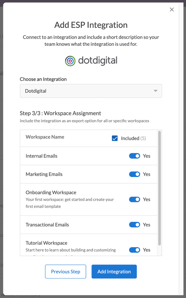 Dotdigital Integration Setup | Dyspatch Support