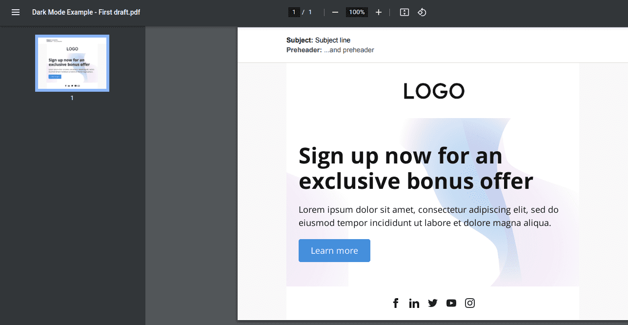 Sharing Emails Externally | Dyspatch Support