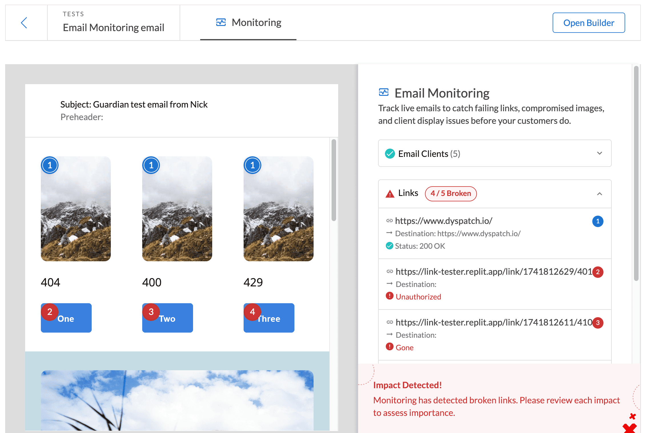 Using Email Monitoring | Dyspatch Support