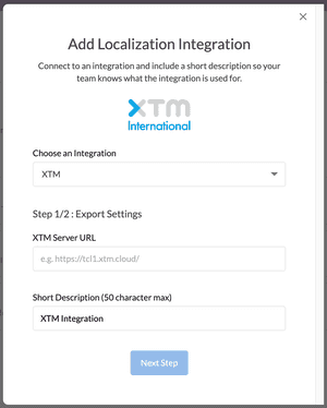XTM Integration Setup | Dyspatch Support