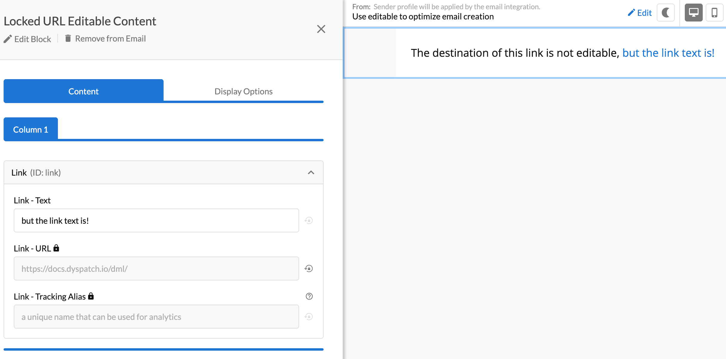 Using Editable, Editable-Fields, and Editable-Styles | Dyspatch Support
