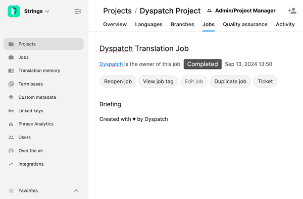 Localizing with Phrase | Dyspatch Support