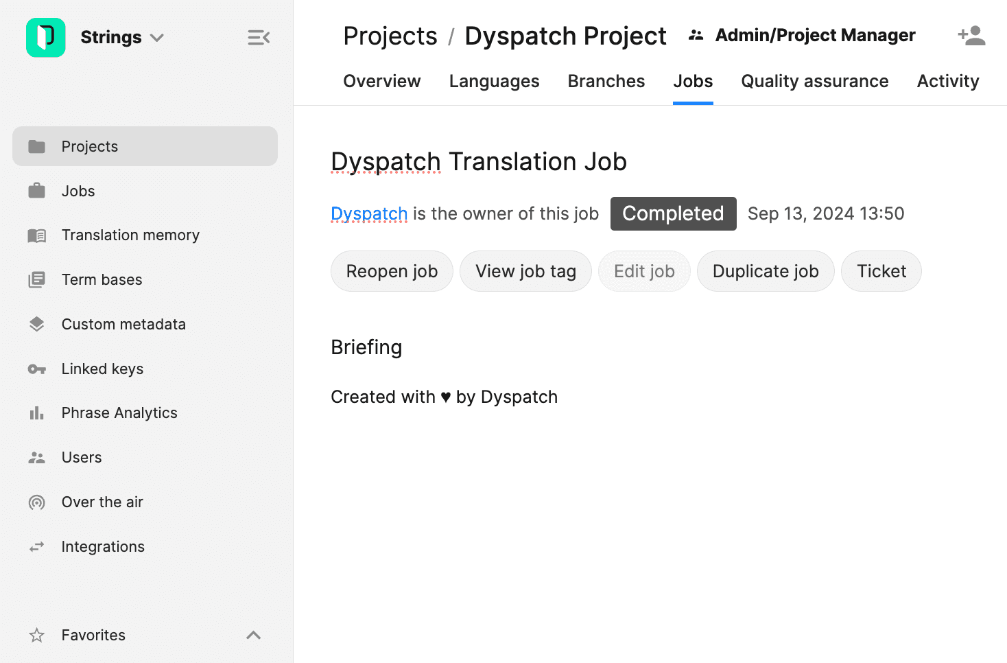 Localizing with Phrase | Dyspatch Support