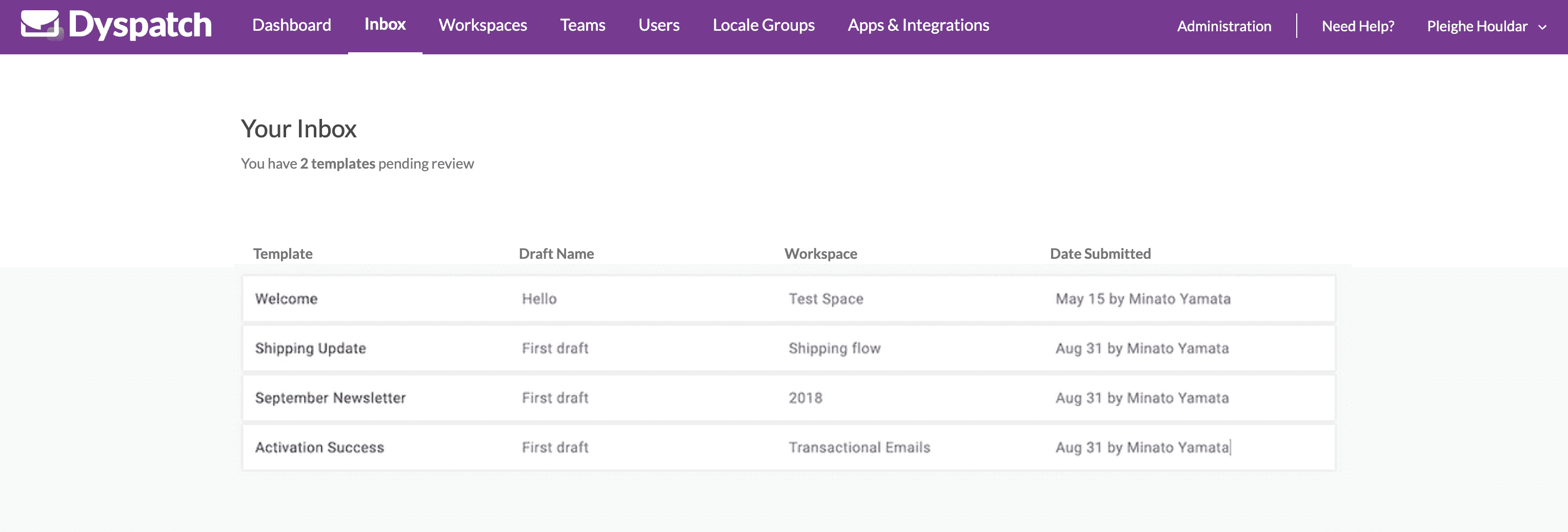 Verifying Pending Emails Before Publishing | Dyspatch Support